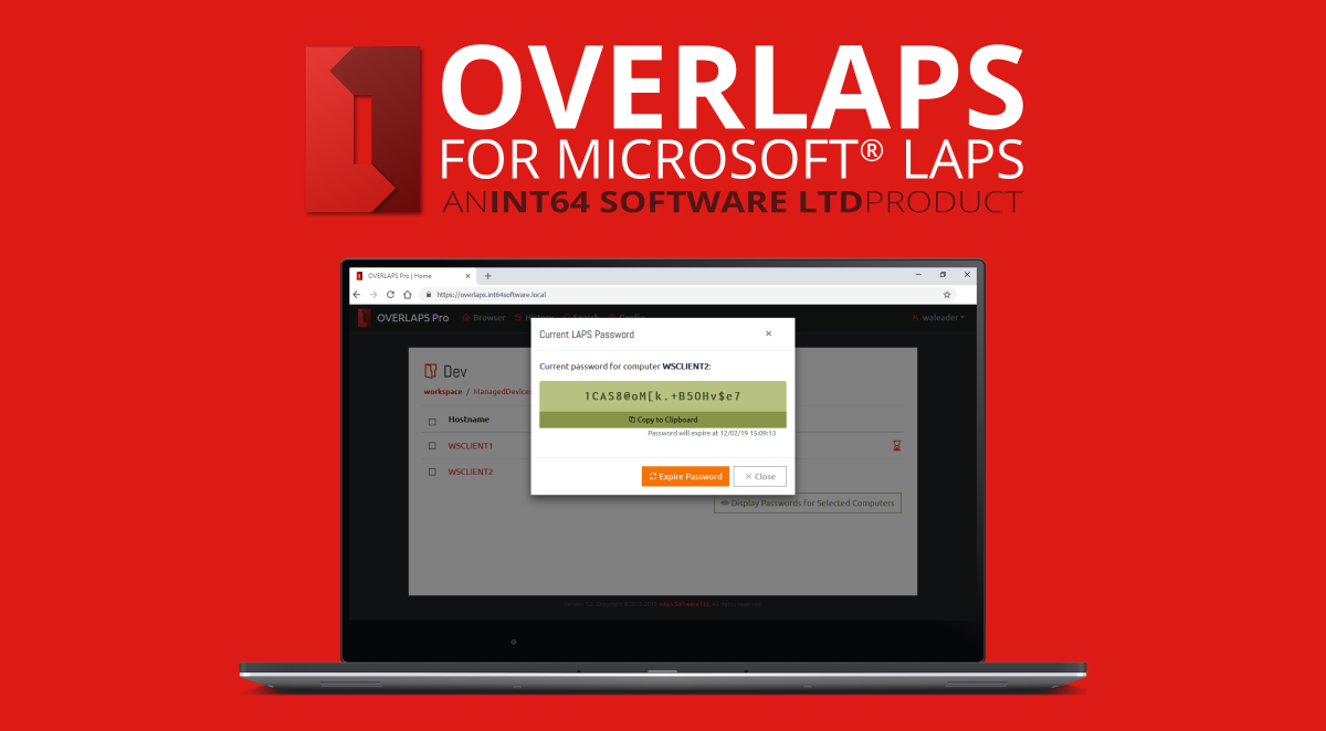 OVERLAPS UI for Microsoft LAPS Update 1.2.2 | Int64 Software Blog OVERLAPS UI for Microsoft LAPS Update 1.2.2 | Int64 Software Blog