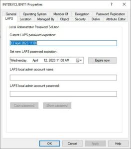 Windows Local Administrator Password Solution | Int64 Software Blog